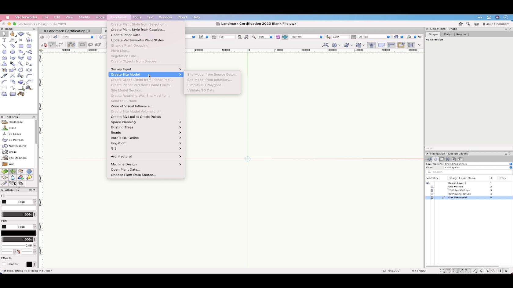 Create Site Model Command Overview Vectorworks University